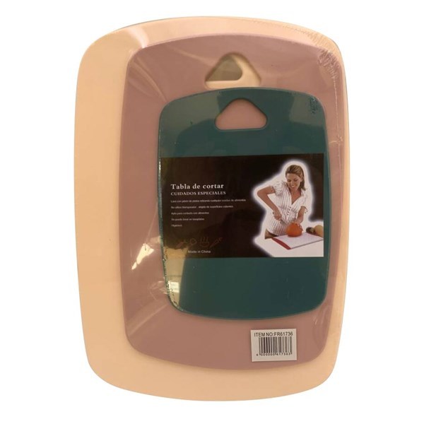 Tabla Plastica Pack x 3 Cod. FR61736 | Bertimas